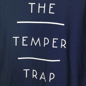Shirts | The Temper Trap Mens Xl Logo Music Band Tshirt | Poshmark